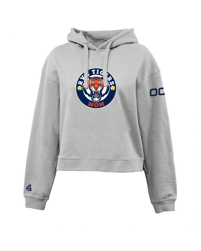 RVC Tigers Softball MOM Cropped Fleece Hoodie – Buoy4 Clothing Company