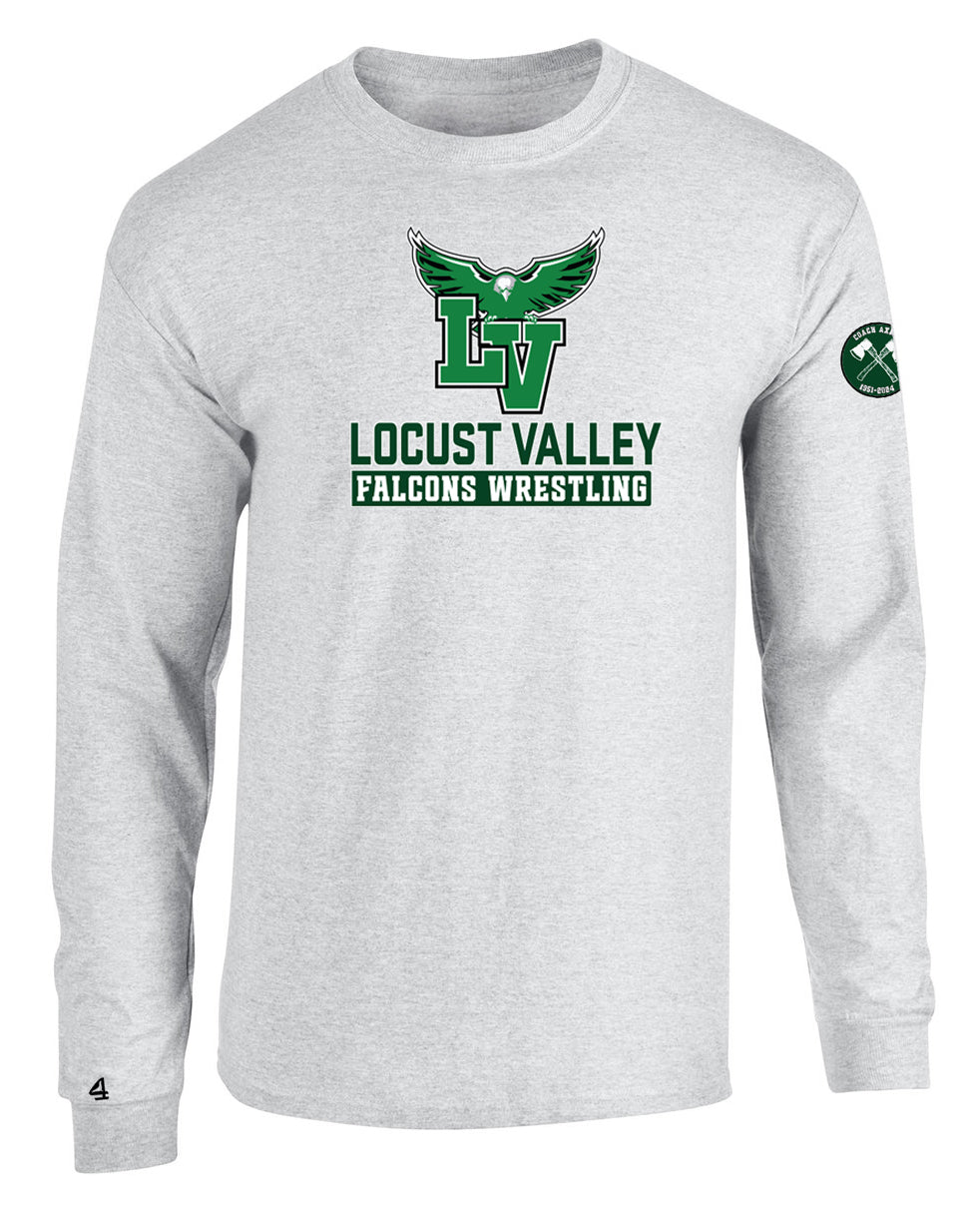Locust Valley Falcons Wrestling Axman Long Sleeve T-shirt – Buoy4 ...