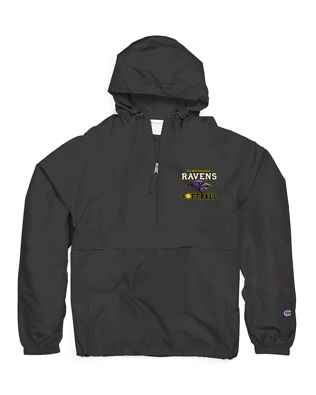 Sewanhaka Softball Packable Anorak 1/4 Zip Windbreaker – Buoy4 Clothing ...