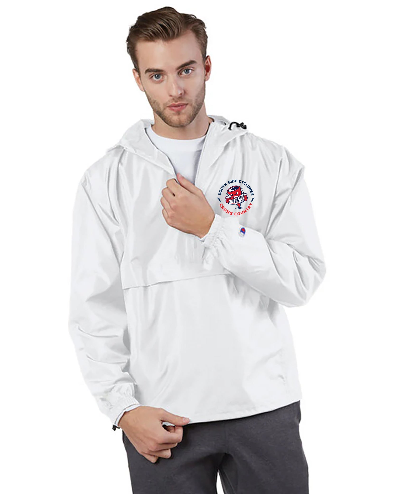 CYCLONES CROSS COUNTRY Champion 1/4 Zip Windbreaker – Buoy4 Clothing ...